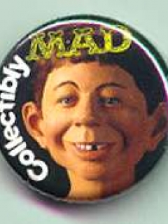 Button 'Collectibly MAD' Promotional • USA | MADtrash.com